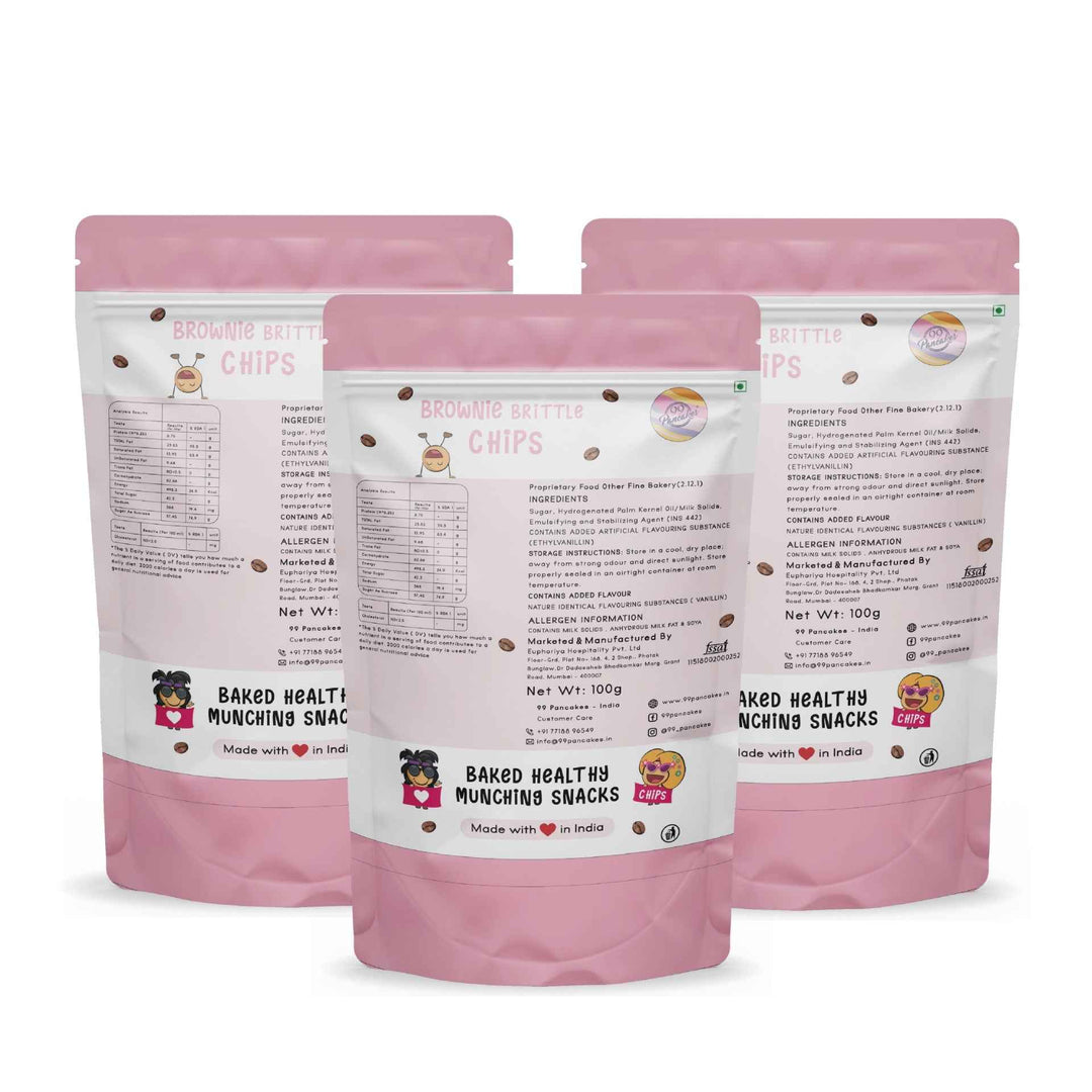 Coffee Flavor Brownie Brittle Chips Just Rs. 110 @99Pancakes – 99 Pancakes