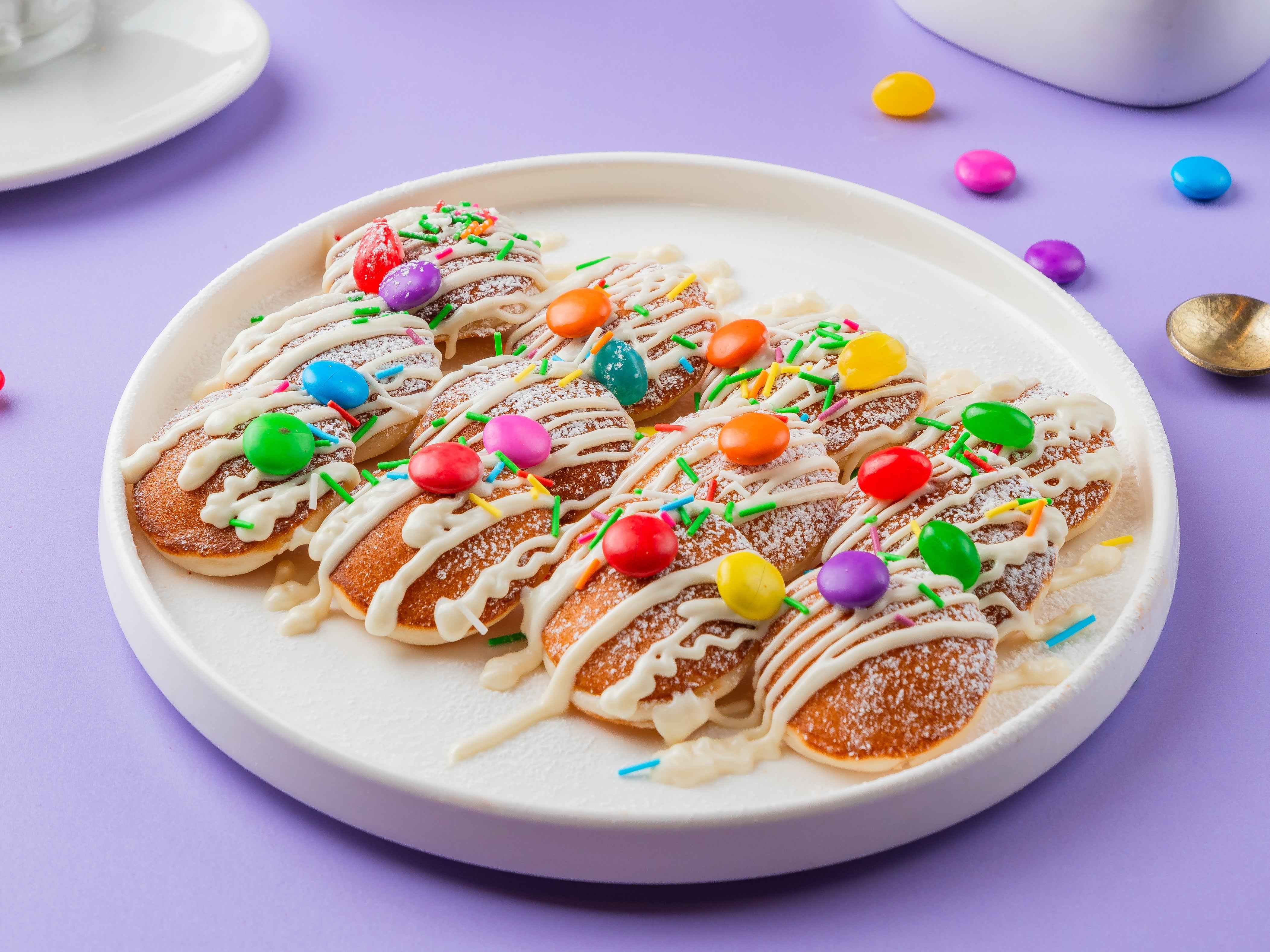 Rainbow Pancakes - Colourful Rainbow Pancakes @Best Price Online – 99 ...