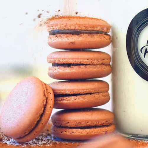 Dark Choco Macarons – 99 Pancakes