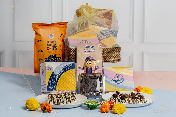 Buy Deepawali Hamper: Custom Diwali Gift Box online in India | 99 Pancakes